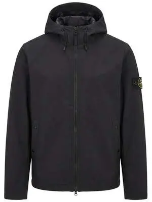 Stone Island Hooded Technical Jacket - Black