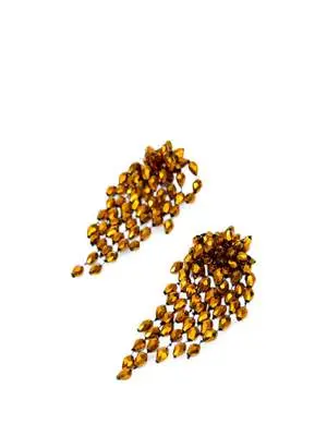 Isabel Marant Étoile Hanabi Beaded Pendant Clip Earrings - Multicolor