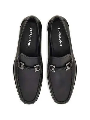 FERRAGAMO Supreme Gancini Ornament Loafers