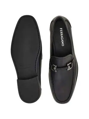 FERRAGAMO Supreme Gancini Ornament Loafers
