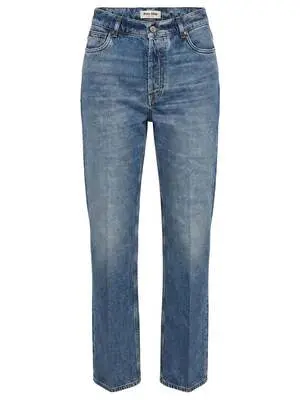 MIU MIU Miu Miu Washed Denim Trousers