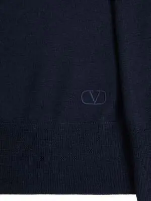 Valentino Garavani Wool Jumper With Vlogo Embroidery