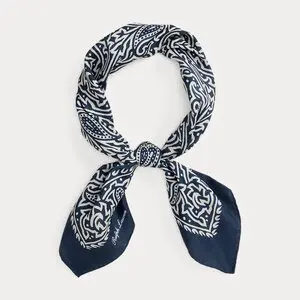 Ralph Lauren Print Silk Neckerchief