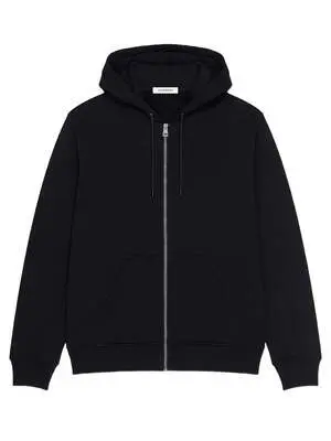 Givenchy Zipped Hoodie In Fleece With Photographic Negative Print - Black