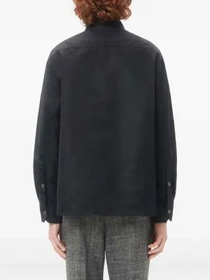 Valentino Garavani Nylon Shirt Jacket With Vgold