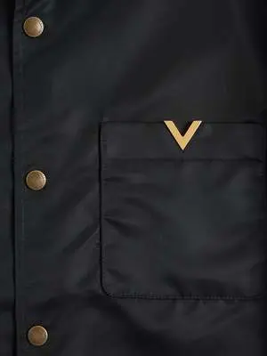 Valentino Garavani Nylon Shirt Jacket With Vgold
