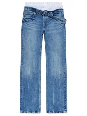 Alexander Wang Slim Fit Jeans With Boxer Detail