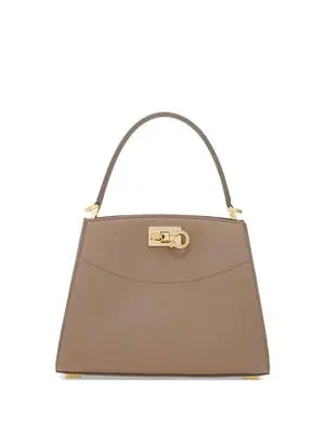 FERRAGAMO Studio Extra Small Box Bag - Gray