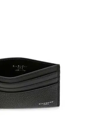 Givenchy Logo-print Grained Leather Card Holder