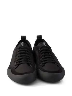 Prada Speedrock Re-nylon And Suede Sneakers