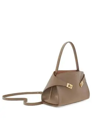 FERRAGAMO Hug Soft Medium Shoulder Bag - Gray