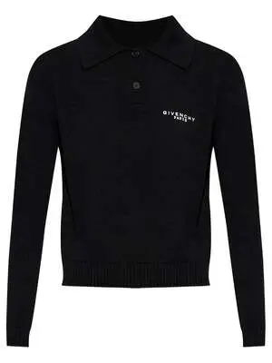 Givenchy Wool And Cashmere Polo Swater