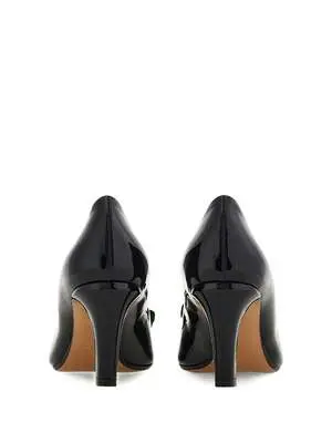 FERRAGAMO Carla 70 Patent Leather Bow Pumps