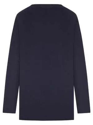 Miu Miu Logo-patch Ribbed-knit Sweater
