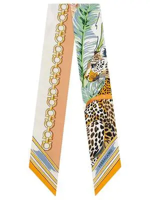 FERRAGAMO Felini Print Silk Mini Bandeau - Multicolor