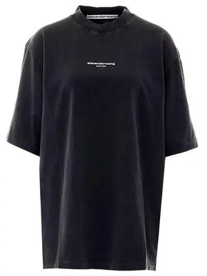 Alexander Wang Logo Print Cotton T-shirt