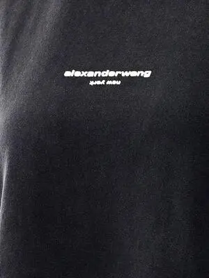 Alexander Wang Logo Print Cotton T-shirt