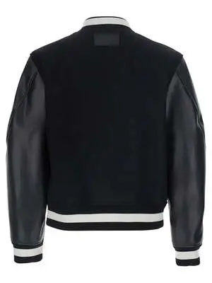Givenchy Wool And Leather Varsity Jacket