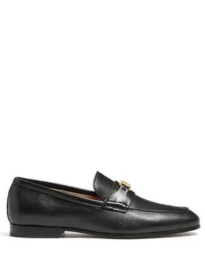 Valentino Garavani Vlogo Signature Nappa Leather Loafers - Black