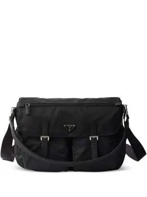 Prada Borsa Tracolla In Re-nylon - Black
