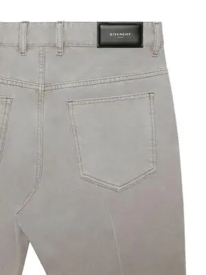Givenchy Straight Fit Denim Pants - Gray