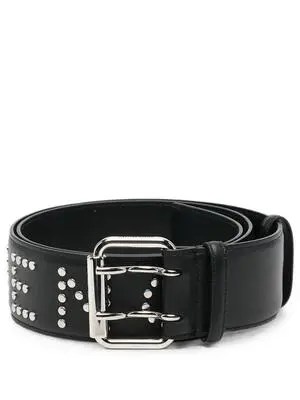 Givenchy Studded Leather Belt - Black