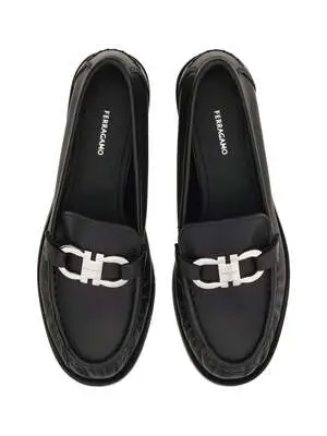 FERRAGAMO Gancini Ornament Loafers