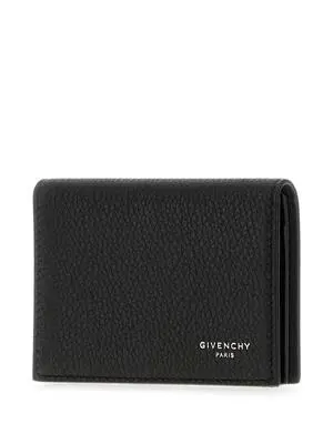 Givenchy Logo-print Grained Leather Bi-fold Card Holder