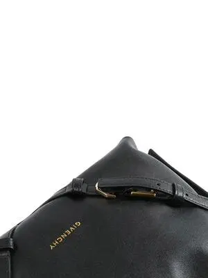 Givenchy Small Voyou Bucket Bag In Shiny Leather - Black