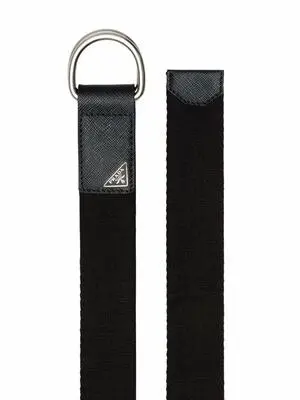 Prada Woven Re-nylon Belt - Black