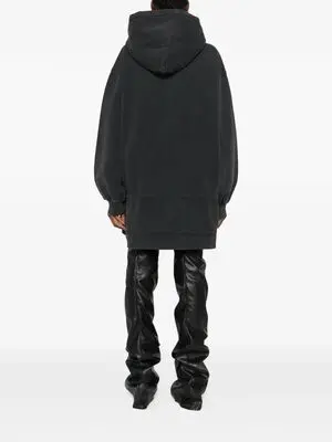 Alexander Wang Dropped Waist Hoodie Dress - Black