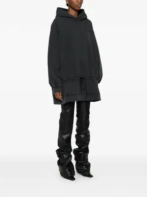 Alexander Wang Dropped Waist Hoodie Dress - Black