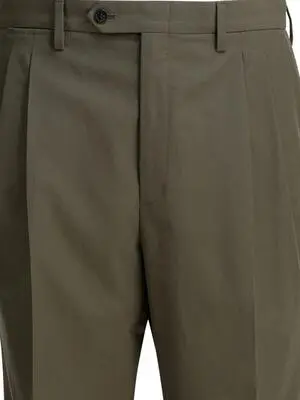 Prada Wide-leg Wool Blend Trousers