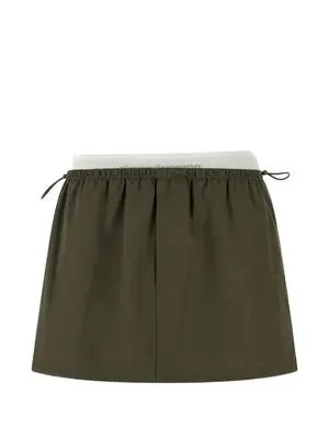 Alexander Wang Mini Logo El Skirt