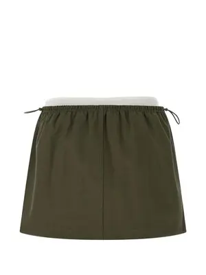 Alexander Wang Mini Logo El Skirt