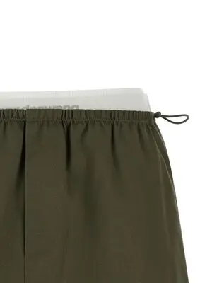 Alexander Wang Mini Logo El Skirt