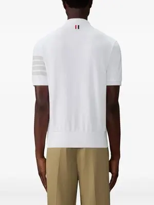 Thom Browne 4-bar Cotton Piqué Polo Shirt
