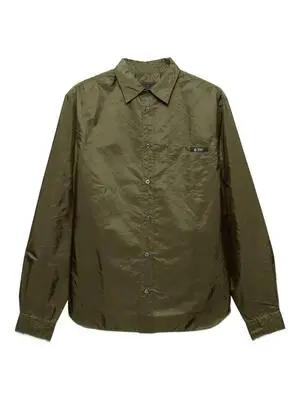 Prada Prada Men Re-Nylon Classic Fit Shirt Green