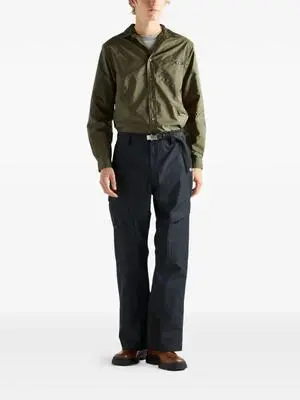 Prada Re-nylon Classic Fit Shirt - Green