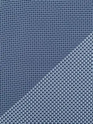 FERRAGAMO Brio Silk Pocket Square - Blue