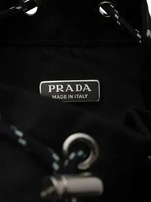 Prada Pouch Speedrock In Re-nylon E Pelle