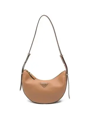 Prada Calf Leather Shoulder Bag - Brown