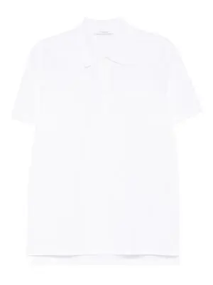 Givenchy Paris Gros Grain Cotton Polo - White