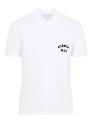 Givenchy Front Pocket Cotton Polo - White