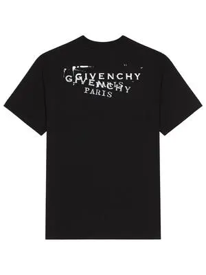 Givenchy Stamp Print Cotton T-shirt - Black