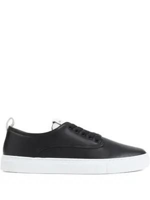 Givenchy Calf Leather Low Top Sneakers - Black