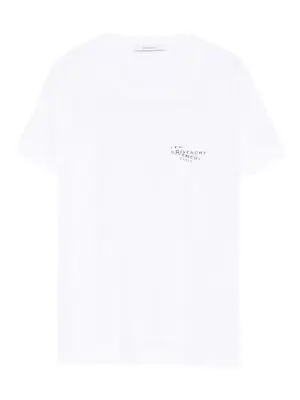 Givenchy Logo-print Fitted T-shirt - White