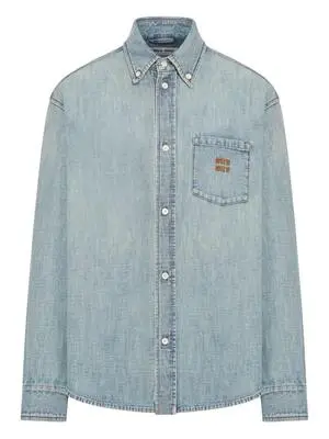 MIU MIU MIU MIU Chambray Denim Shirt