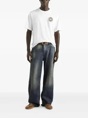 Dolce & Gabbana Cotton T-shirt With Patch - White