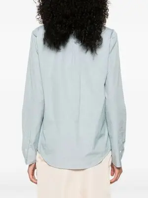 Miu Miu Check Pattern Poplin Shirt